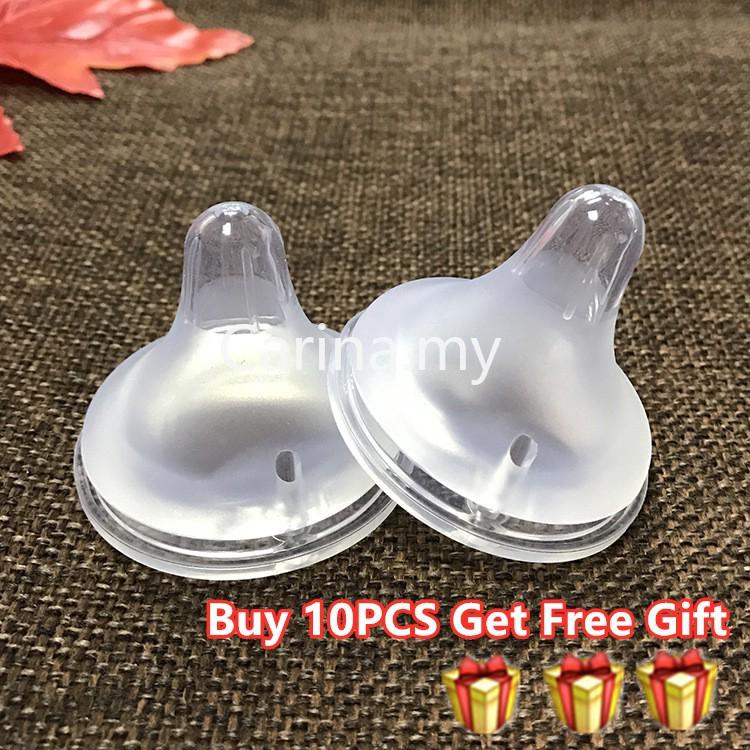 Baby Puting Pupici Nipple PIGEON Wideneck Bottle 100% Infant Nipple ...