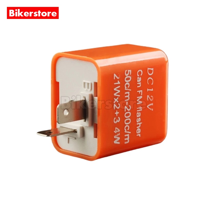 2Pins Signal Flasher Motorcycle Adjustable LED Blinker Relay Hazard ...