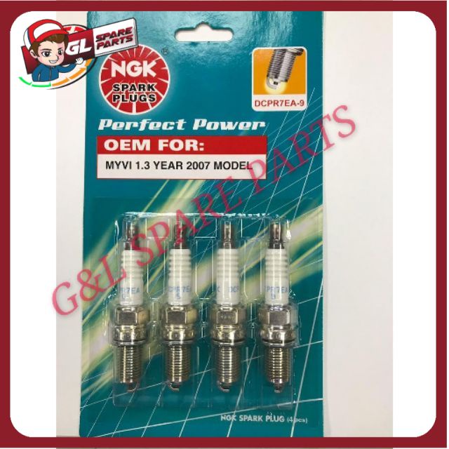 ORIGINAL NGK SPARK PLUG PERODUA MYVI 1.3 2007-2017 LAGIBEST ALZA 1.5 ...