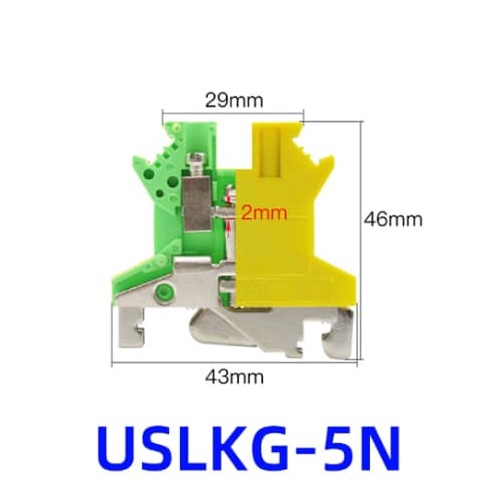 Power Distribution DIN Rail Universal Terminal Blocks Screw Panel Mount ...