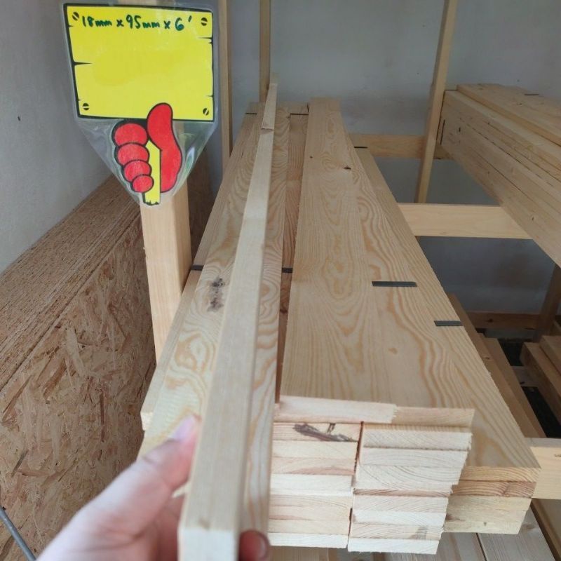 Kayu pallet pine siap diketam 🔥🔥🔥saiz nominal 22mm x 95mm x 180cm ...