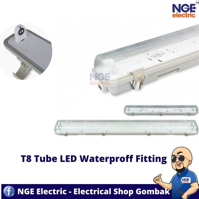 LAMP| Anti Corrosive T8 LED Fitting with Tiub LED Daylight ...