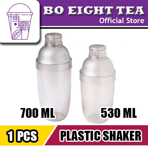 PLASTIC SHAKER 530ML/700ML 塑料奶茶摇杯 Plastic Food Grade Cocktail Shaker Bubble Milk Tea Cup ...