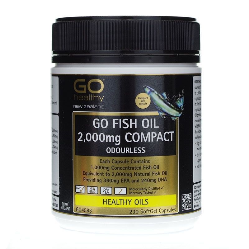 Go Healthy Fish Oil 2000mg 230 Capsules | Shopee Malaysia