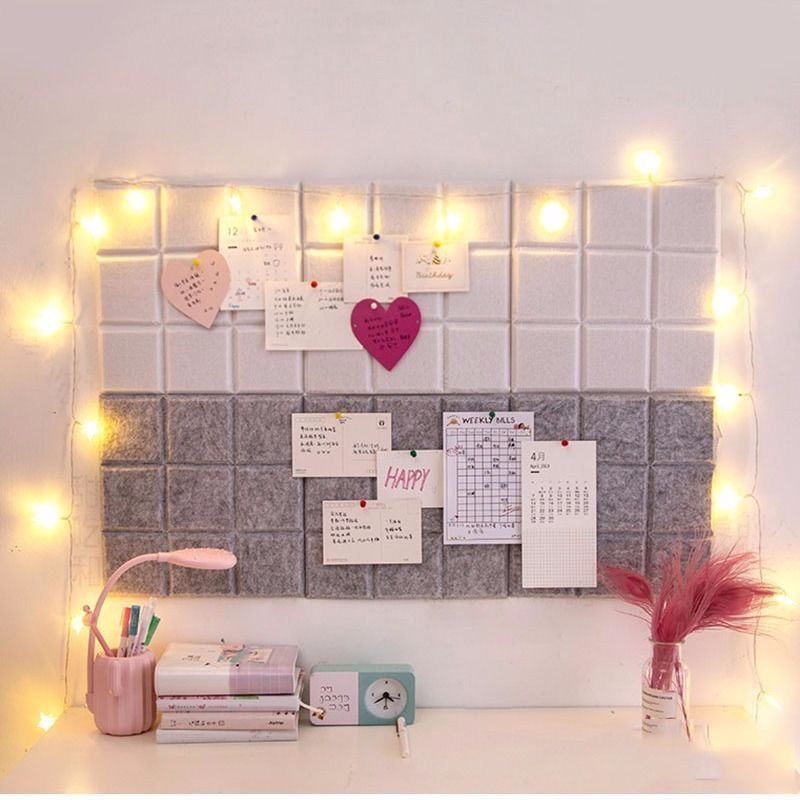 NORDIC STYLE FELT LETTER POLAROID WALL NOTIFICATION BOARD PHOTO WALL ...