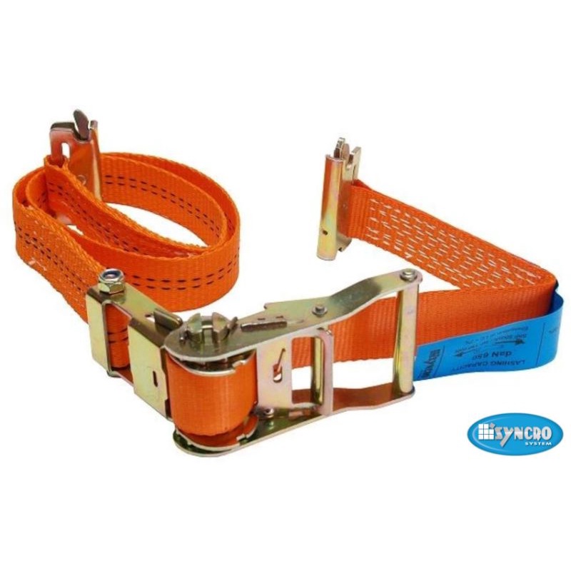 SYNCRO SYSTEM - Van Lashing Strap with Ratchet L300 + ROTM Steel Rail ...