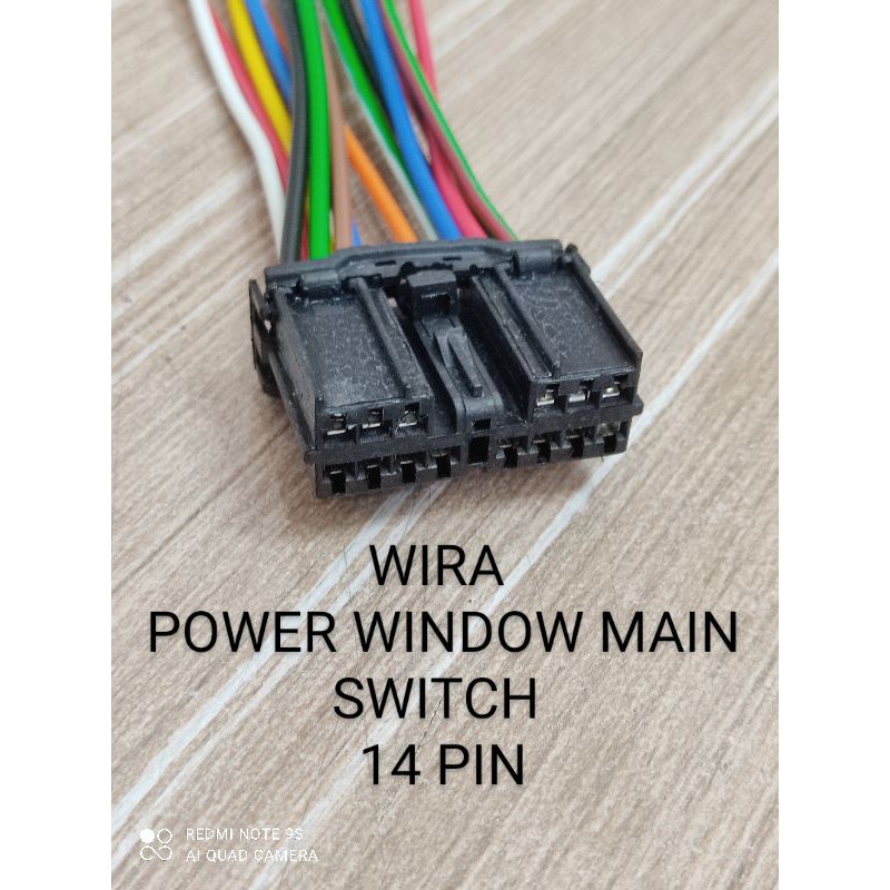 3780 WIRA POWER WINDOW MAIN SWITCH SOCKET (14P) | Shopee Malaysia