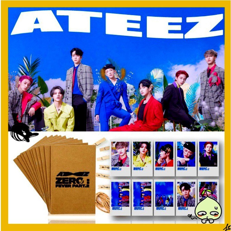 [ATEEZ] FANKIT ATEEZ ZERO FEVER PART2 PHOTOCARD PHOTOTICKET NOTEBOOK ...