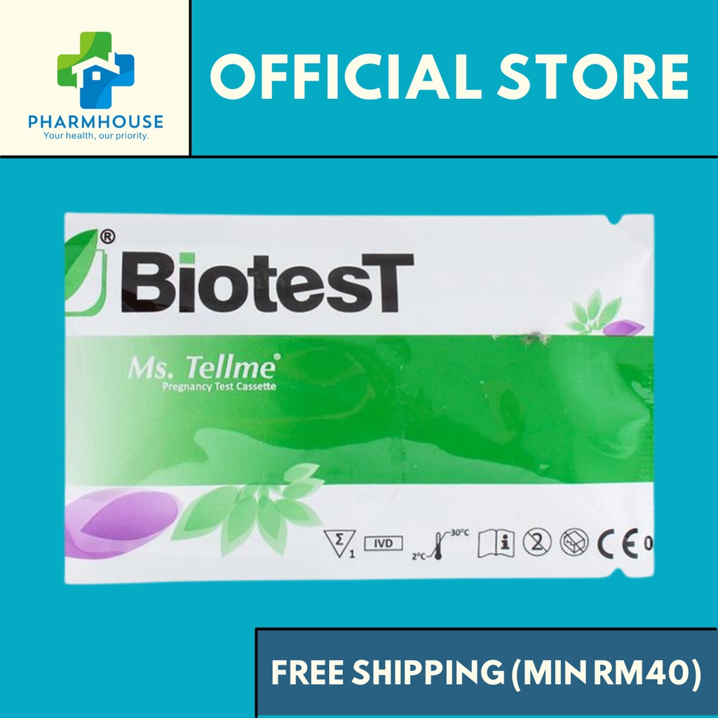 Biotest Pregnancy Test Kit 1's | Shopee Malaysia