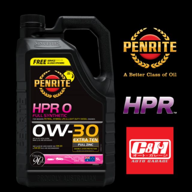 Penrite HPR 0w30 Fully Syn 5L | Shopee Malaysia