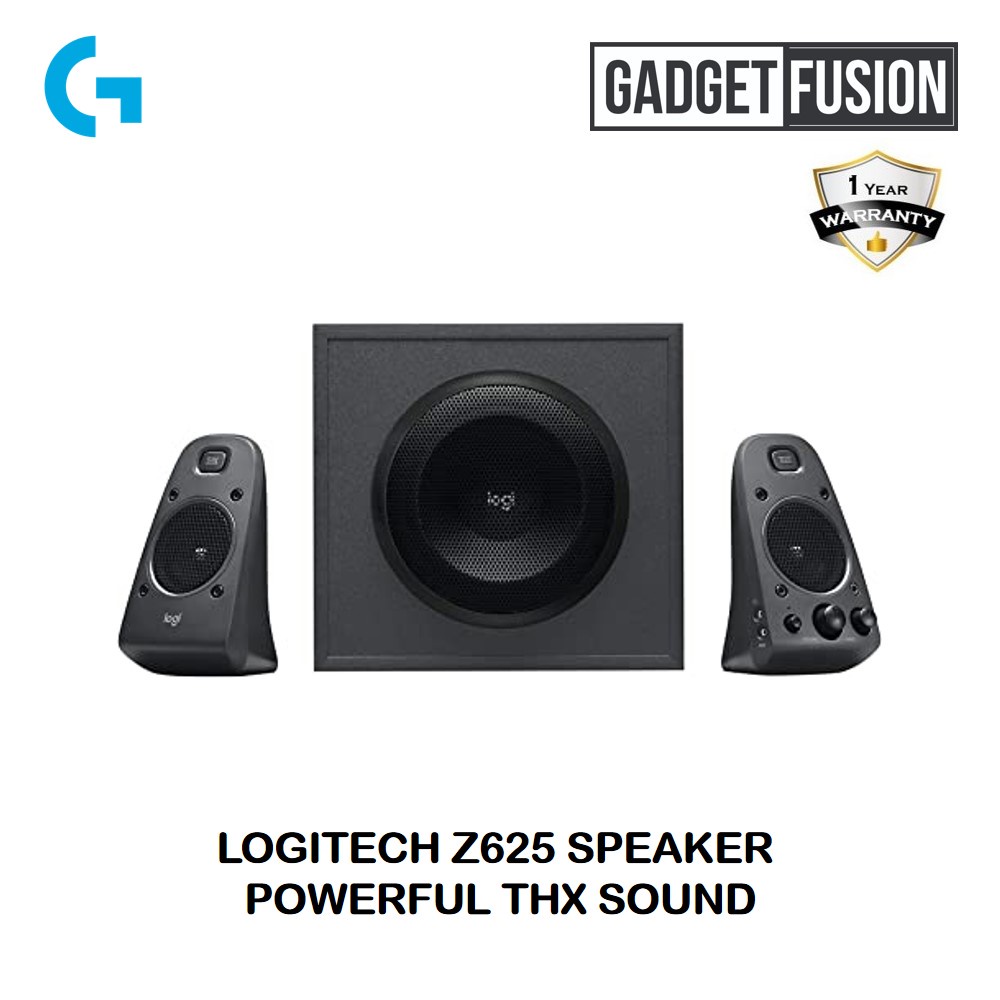 LOGITECH Z625 SPEAKER POWERFUL THX SOUND (SECOND HAND) | Shopee Malaysia