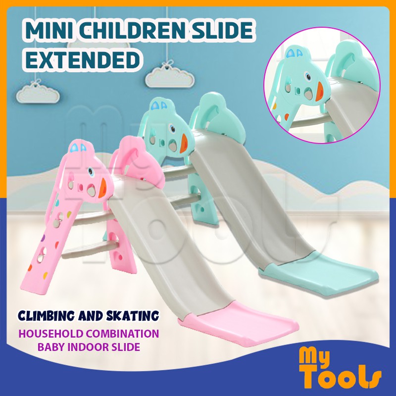 FREE SHIPPING Mini Children Slide Extended Sliding Path Playground PINK ...