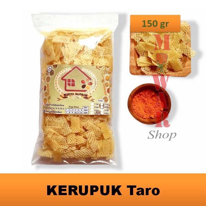 PUTIH (150Gr) Raw White Taro Crackers The Taste Of The Old Snack, Taro ...