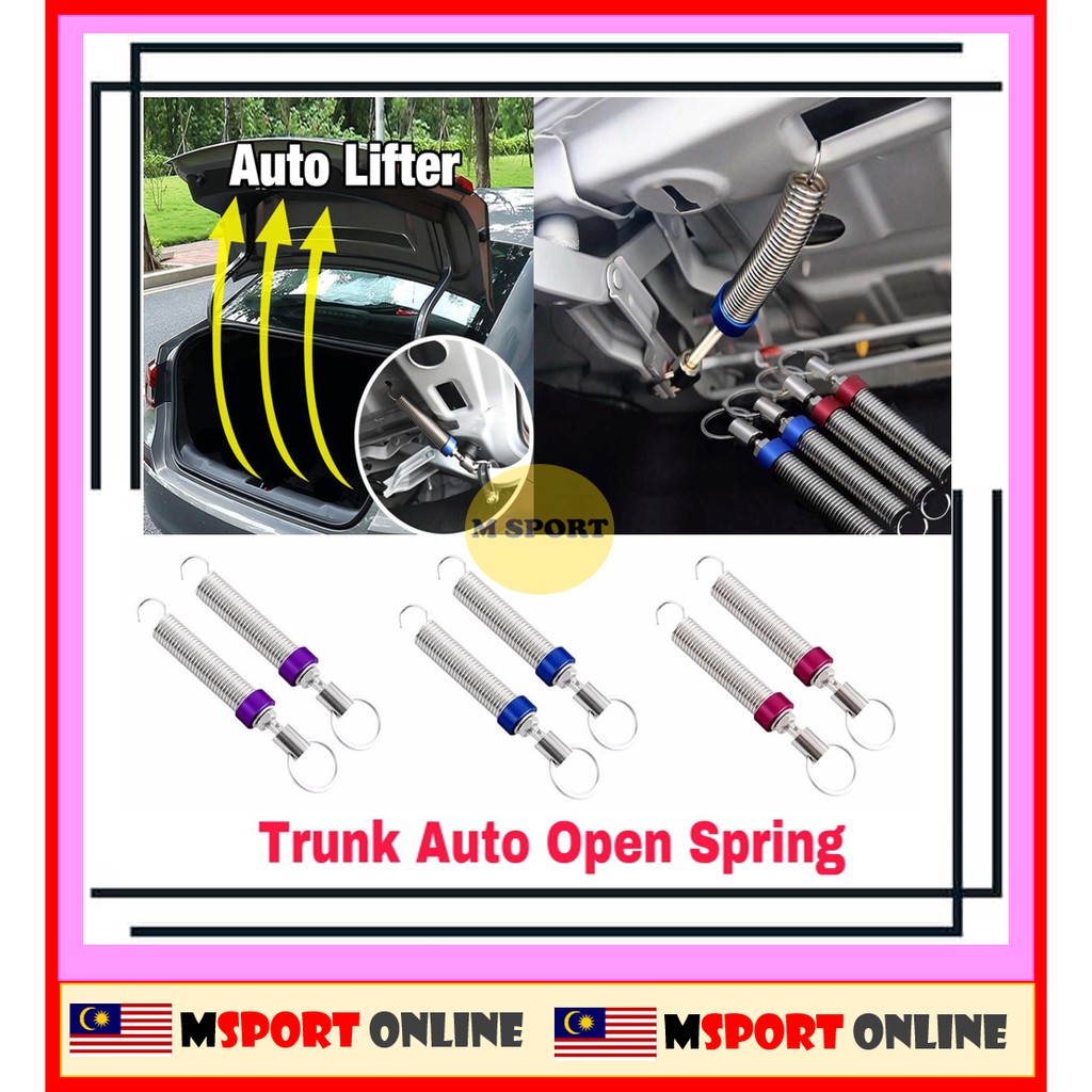 2pcs Universal Adjustable Automatic Car Trunk Boot Lid Lifting Spring ...