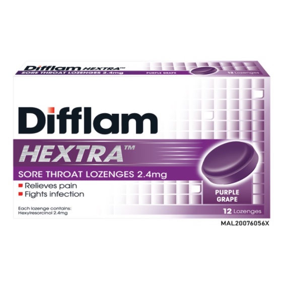 Difflam Hextra Lozenges - Purple Grape (12's) | Shopee Malaysia