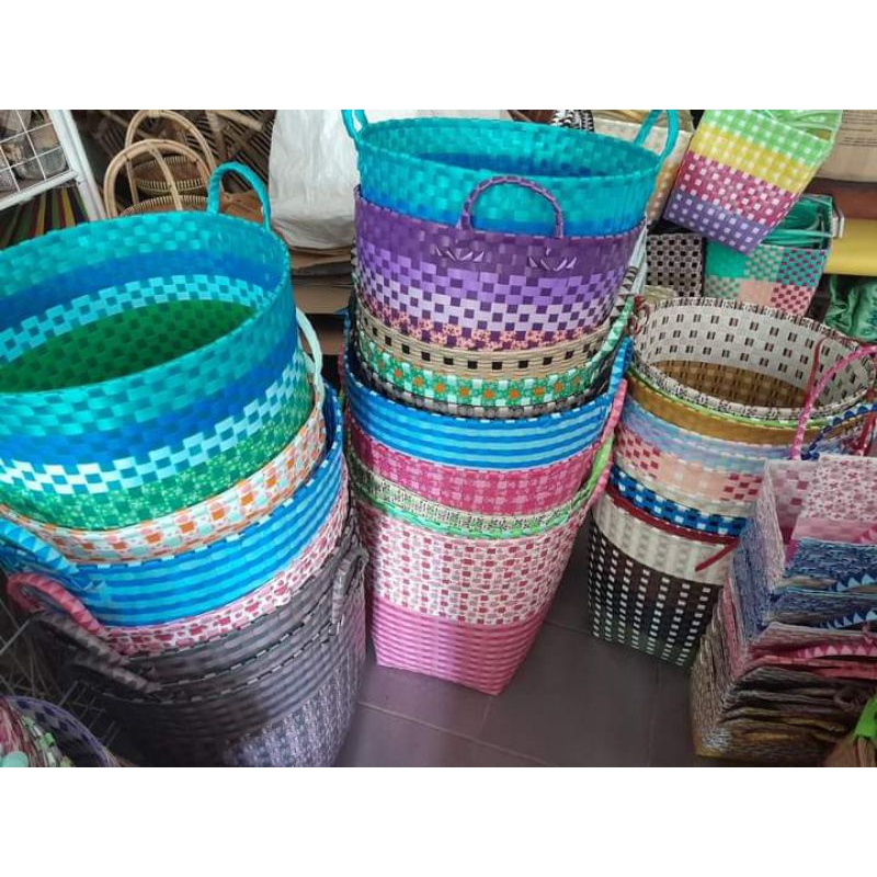 JUJU Bakul Kain Baju Bakul Isi Mainan Anak Bakul Besar Bakul Kraftangan ...