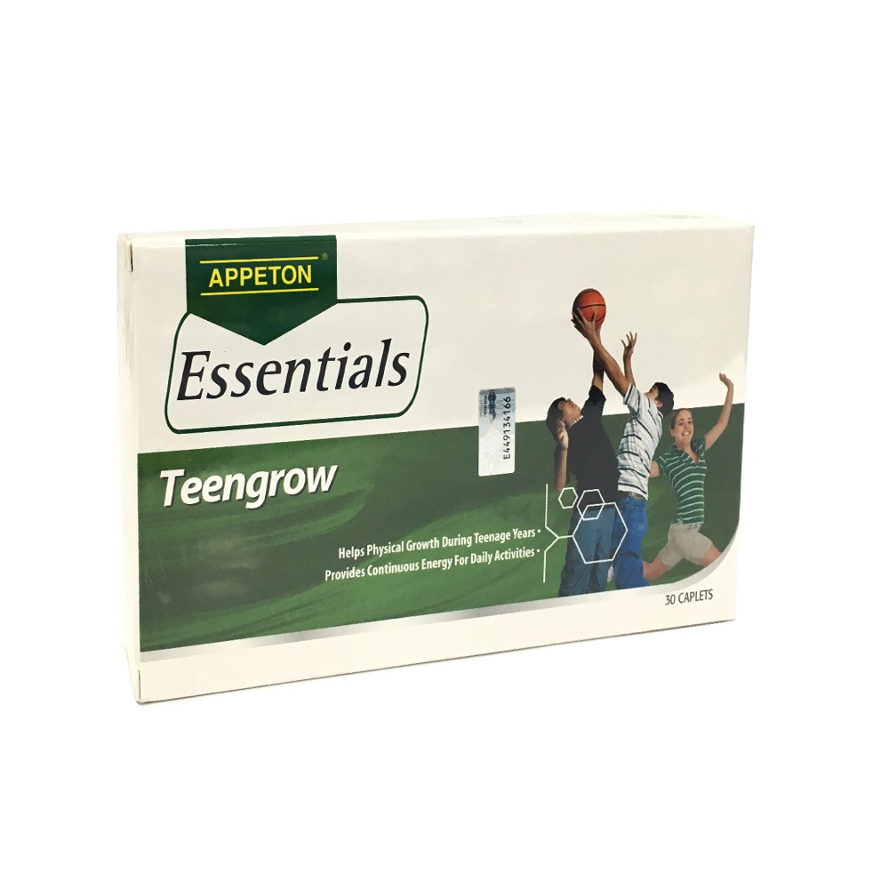 APPETON ESSENTIALS TEENGROW 30 CAPLETS | Shopee Malaysia