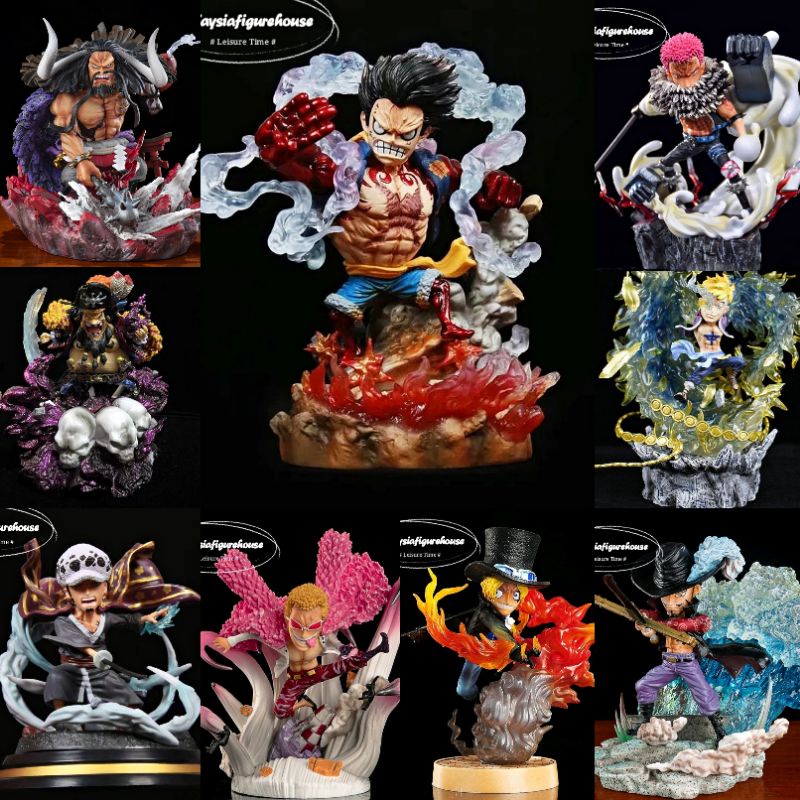 🔥READY STOCK🔥ONE PIECE G5 LUFFY KAIDO BLACK BEARD DOFLAMINGO MARCO SABO ...
