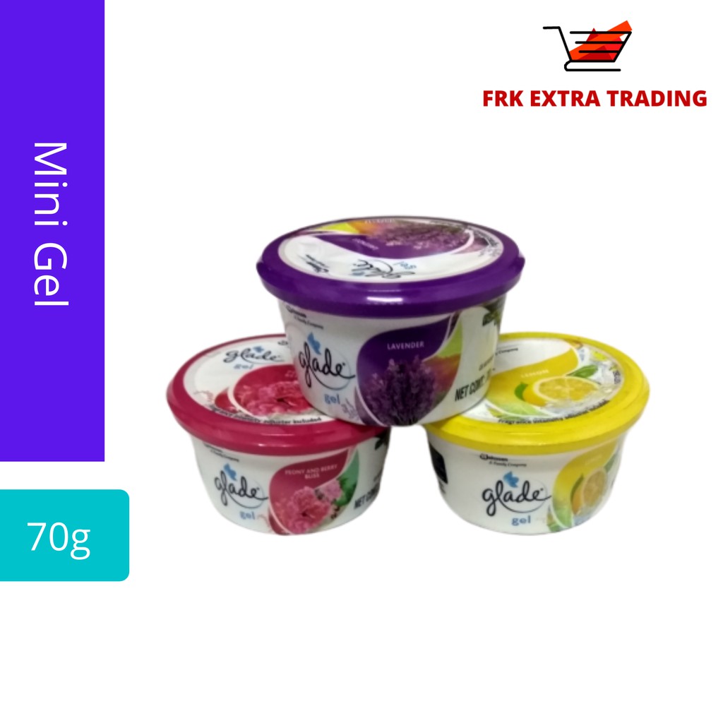 Glade Mini Gel 70g (Lemon/Lavender/Berry) | Shopee Malaysia