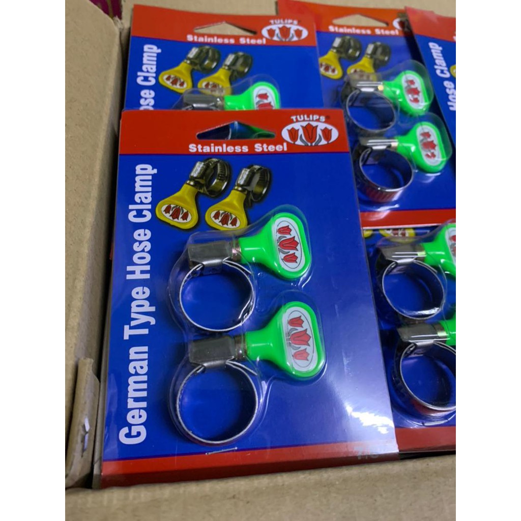 13-23mm (7/8") TULIP Stainless Steel Butterfly Head Adjustable Hose ...