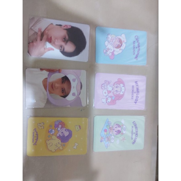 (Ready Stock) NCT Sanrio trading card set A/B Wayv Ten Yangyang Kun ...
