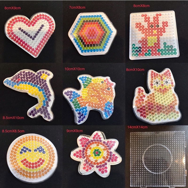 5MM Large Pegboards for Perler Bead Hama Fuse Beads Clear Square Design ...