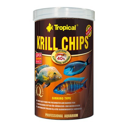 Food rich in protein from KRILL, submersible seed form KRILL CHIPS ...
