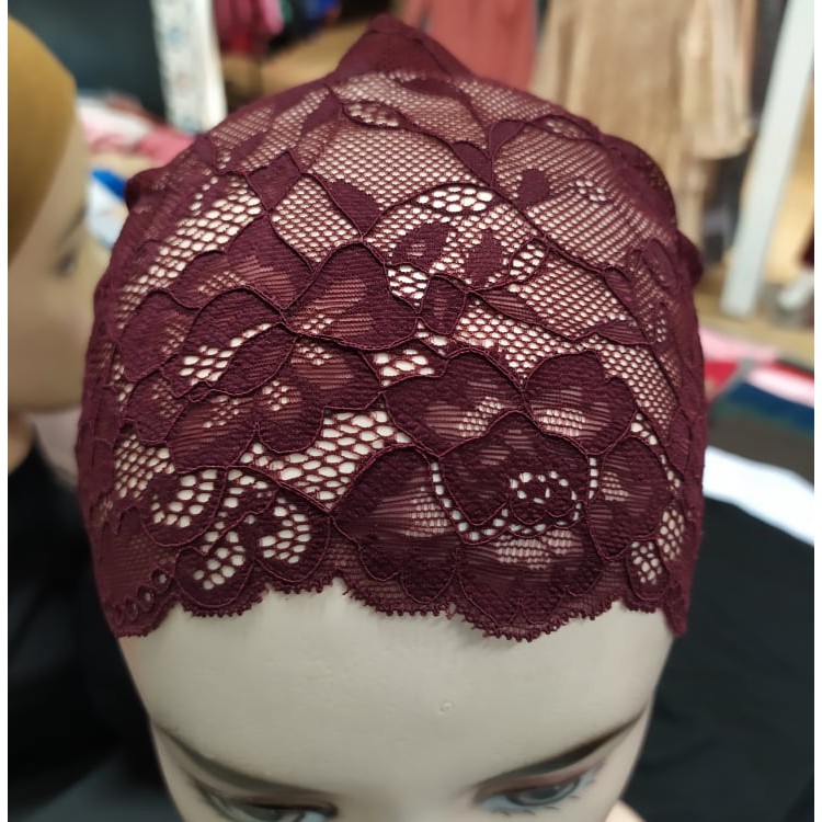 Inner Scarf Lace Separuh (Jaring) | Shopee Malaysia