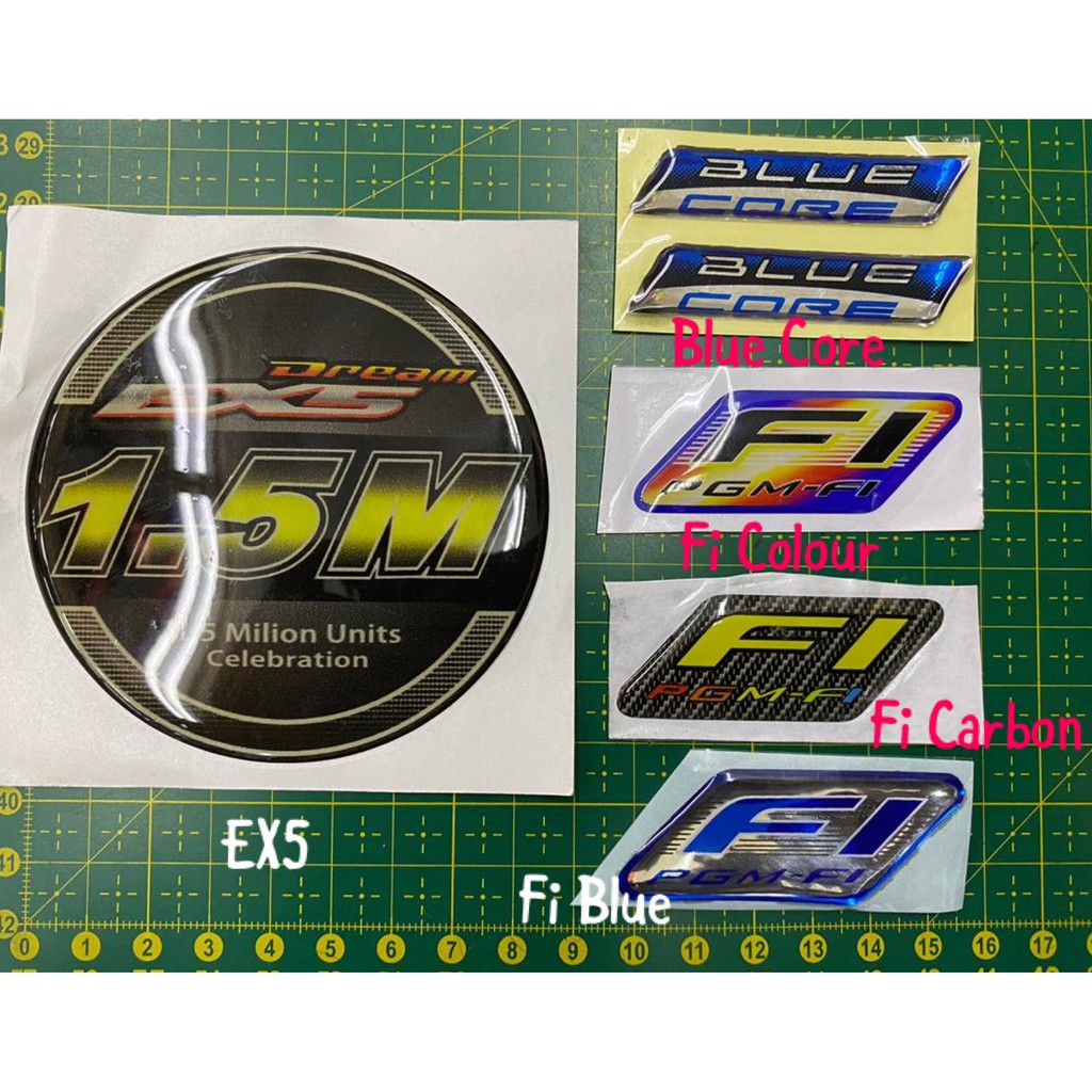 Sticker motor Honda EX5 Honda RS yamaha nvx y15zr yamaha lc135 yamaha ...