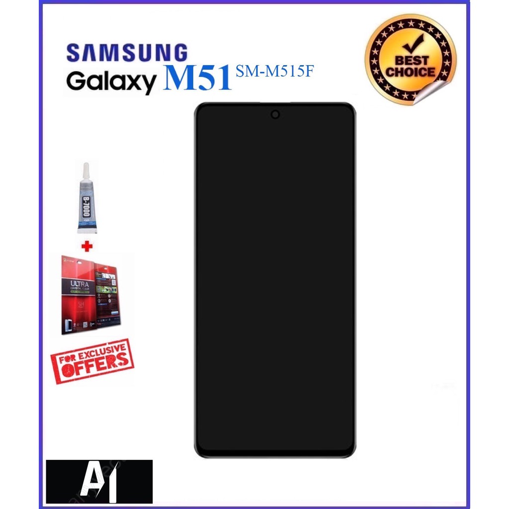 (3 Month Warranty) Samsung Galaxy M51 SM-M515F Full Set Front LCD ...