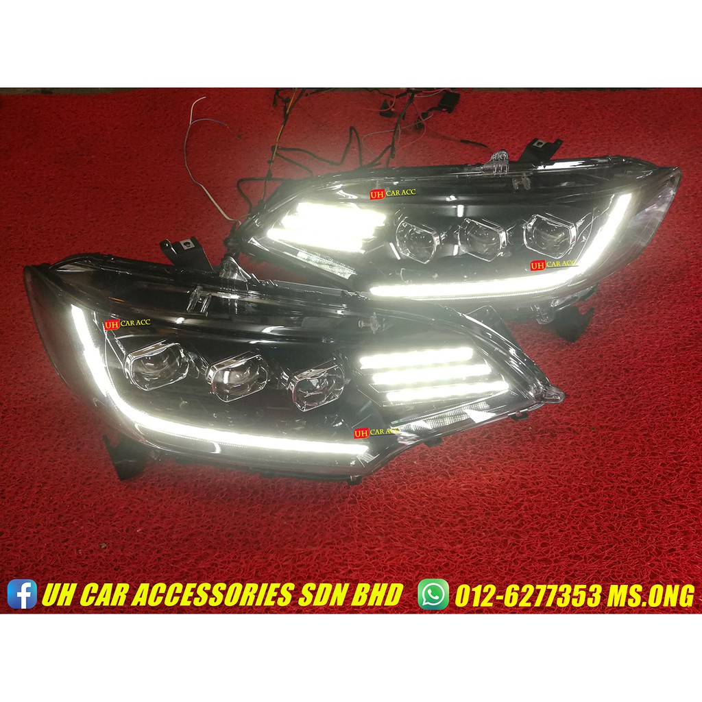 Honda Jazz GK 2014-2020 LED Headlamp Head Light Head Lamp [READY STOCK ...