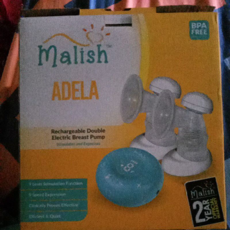 MALISH ADELA ( RECHARGEABLE DOUBLE ELECTRIC BREAST PUMP) | Shopee Malaysia