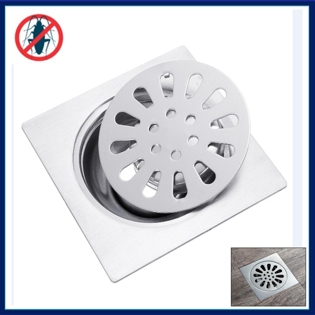 Stainless Steel Floor Trap Floor Grating Anti Cockroach 6 x 6 Floor ...