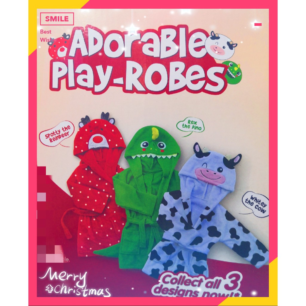 Adorable Play-robes (3 Designs ) | Shopee Malaysia