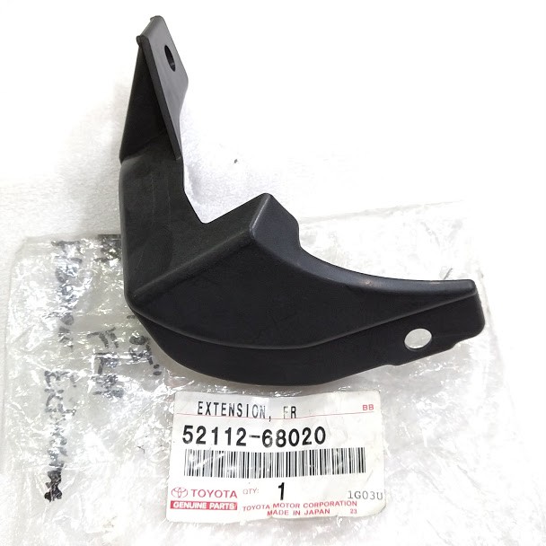 TOYOTA WISH NFL 2006 2.0 FRONT BUMPER EXTENSION RIGHT SIDE 52112-68020 ...