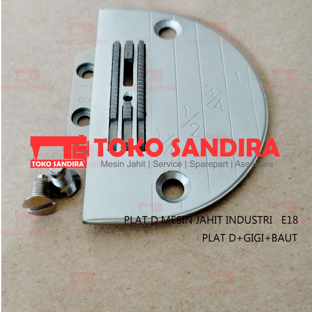 MESIN Plate + Gear + Bolt Industrial Sewing Machine needle 1 Highspeed ...