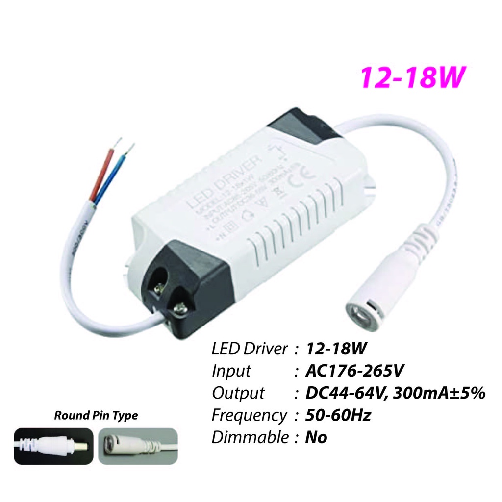 Led Driver Bekalan Kuasa 1W 3W 4-7W 8W 12W 18W 25W For Led Ceiling ...