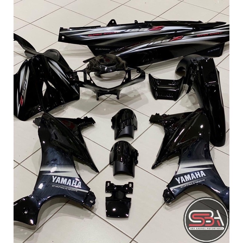 COVERSET 125zr / Coverset 125z /hitam robot /merah robot /hitam skala ...