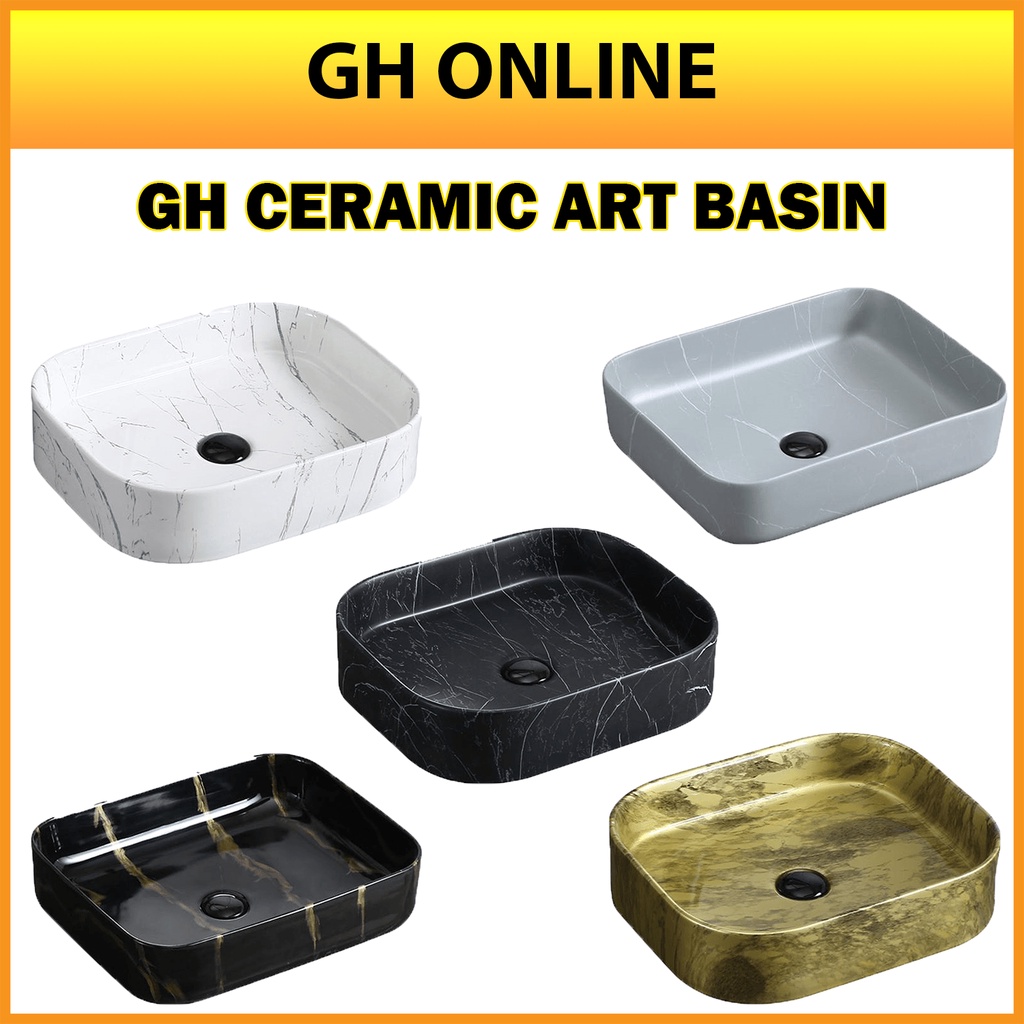 CERAMIC BASIN MARBLE SINKI TANDAS TOP MOUNT 2021 NEW MODEL BATHROOM ...