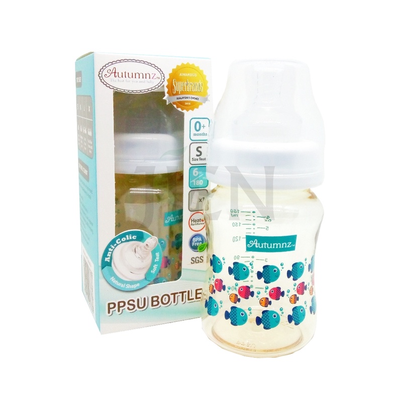 GENUINE Autumnz Botol Susu PPSU, Botol Feeding, Baby Bottle, Wide Neck ...
