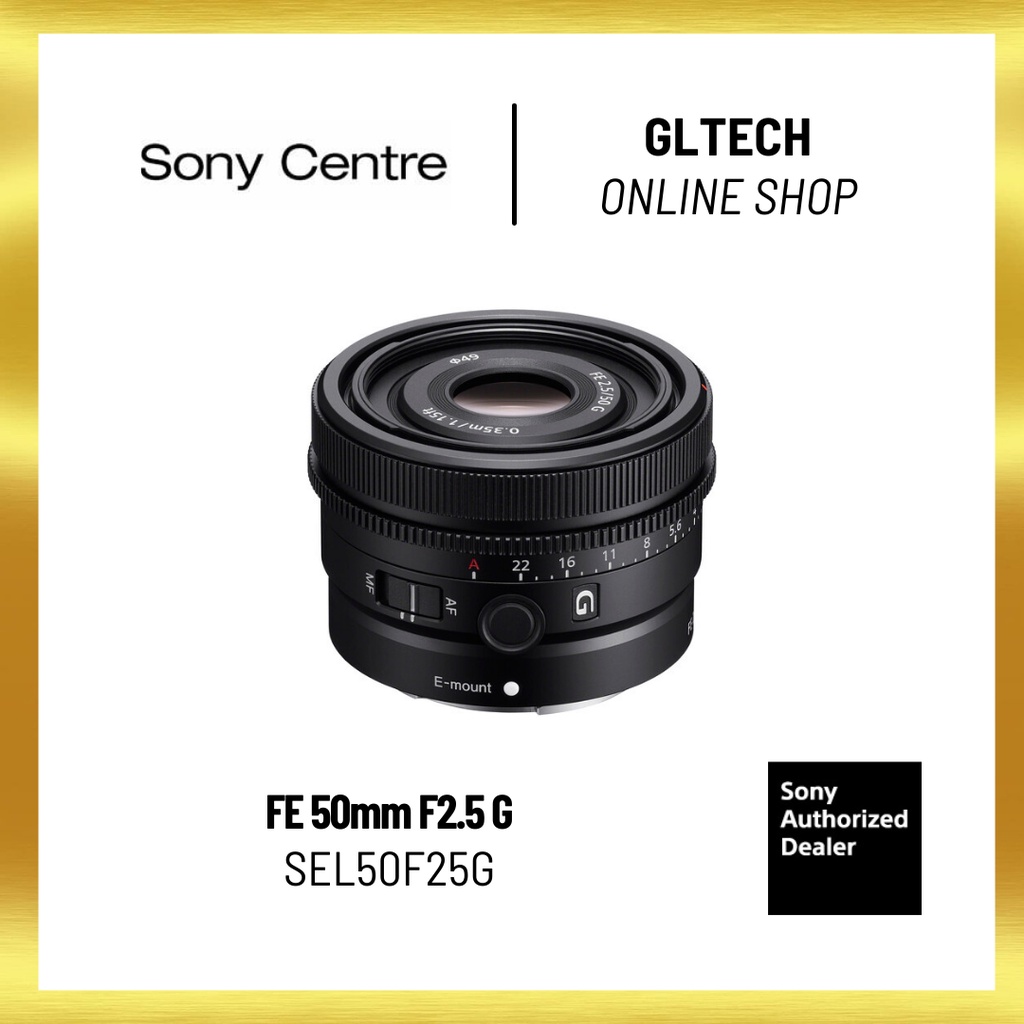 Sony [SEL50F25G] FE 50mm F2.5 G | Shopee Malaysia
