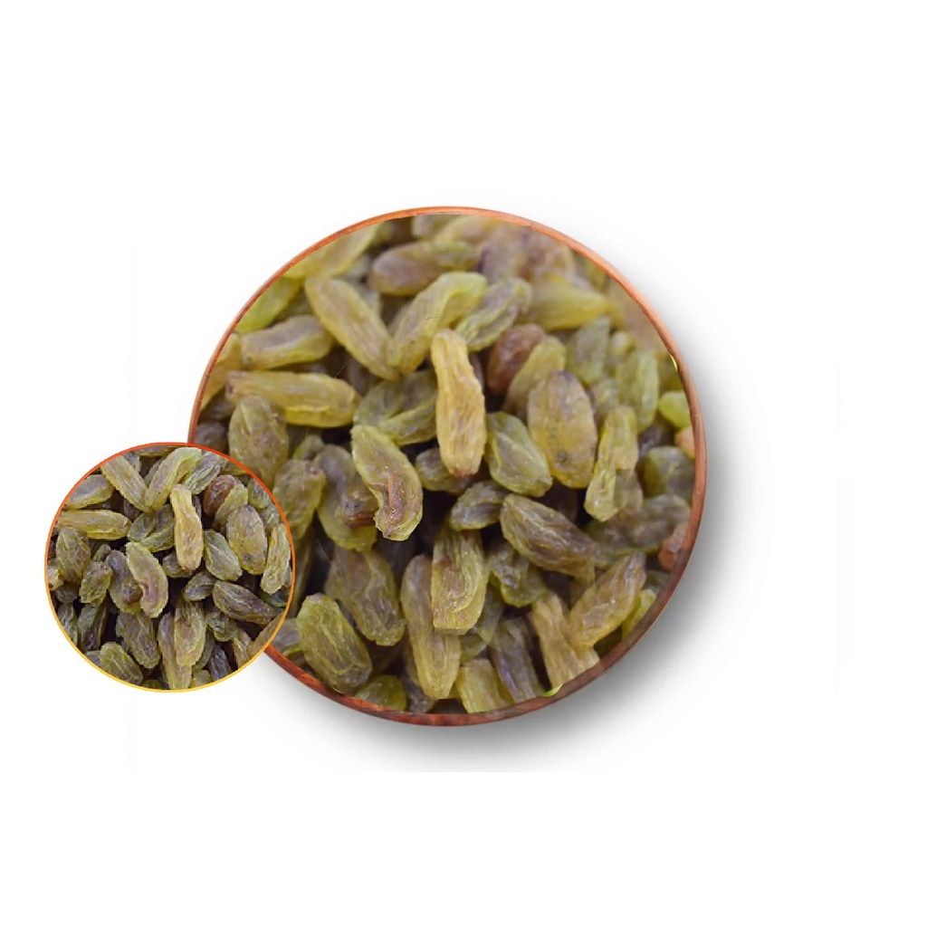 Long Green Raisins 100 gram Kismis kuning Panjang 葡萄乾 زبيب اخضر طويل ...