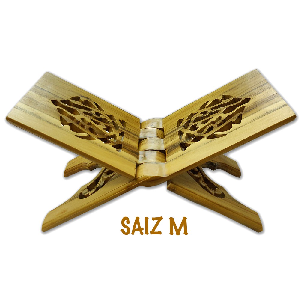 Rehal Faridah - Rehal Ukir Tradisional Kayu Jati (IQRA) - GRADE A ...