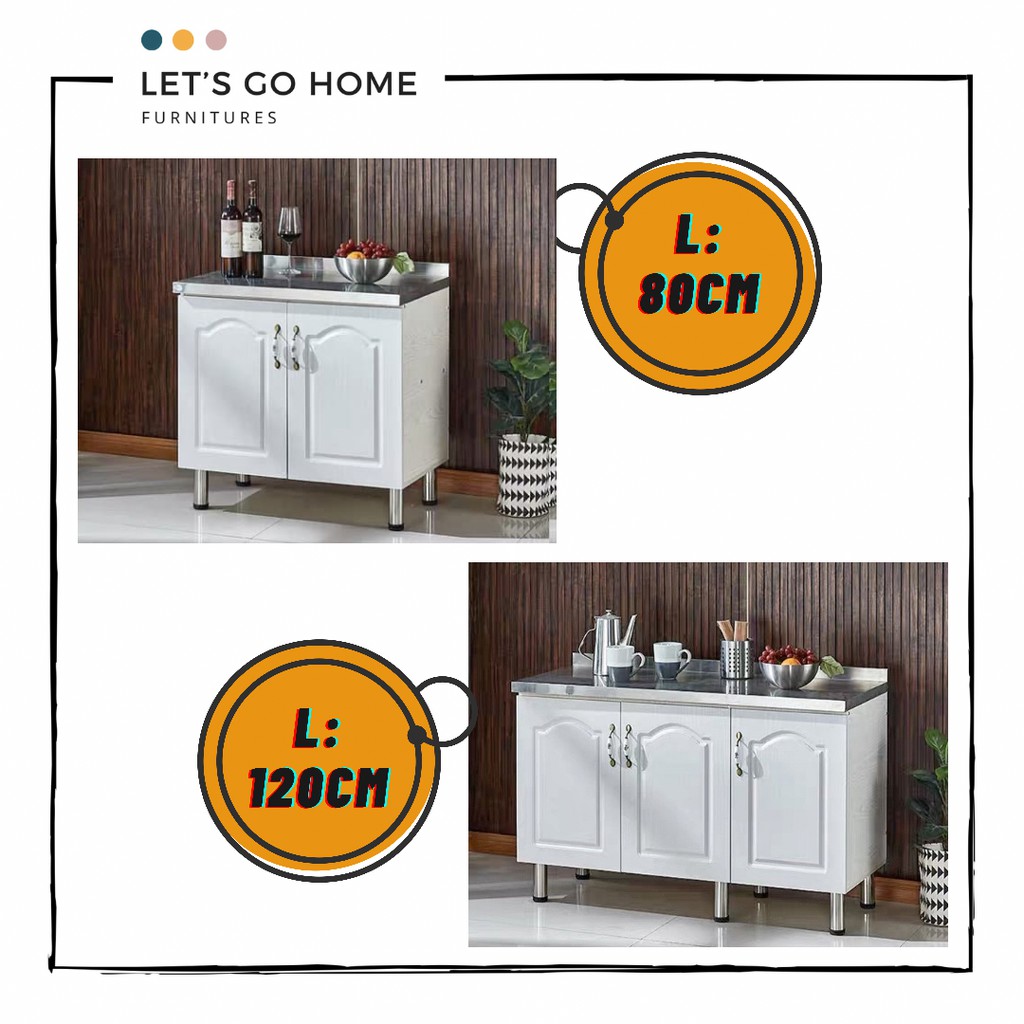 FREE SHIPPING Stainless Steel Kitchen Cabinet | Kitchen Cabinet ...