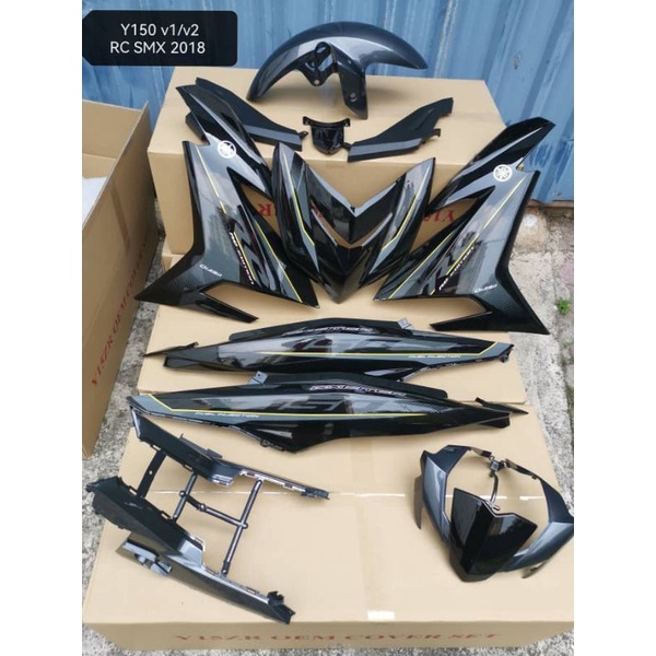 coverset y15 RC Hitam 2018 v1/v2 | Shopee Malaysia