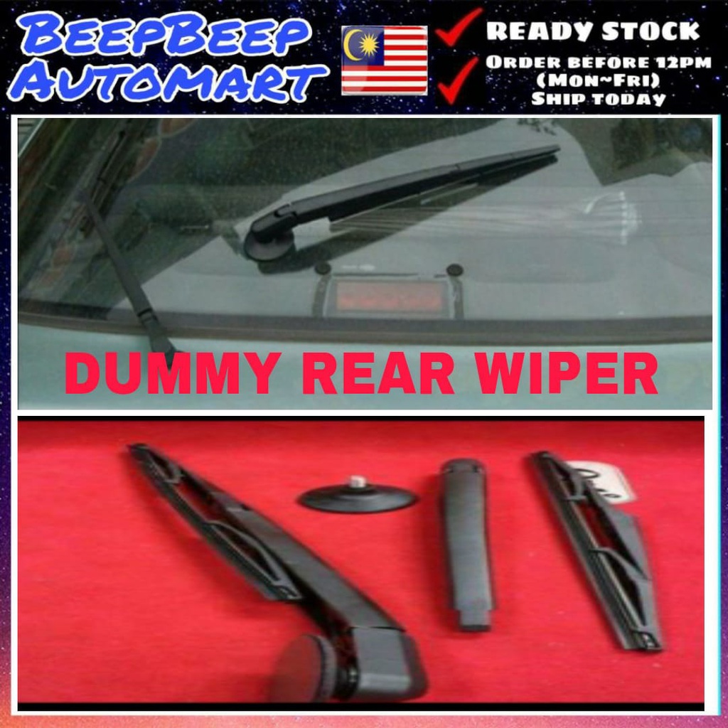 Universal Dummy GSR Rear Wiper 14" - FITS All Car (HONDA/TOYOTA/NISSAN ...