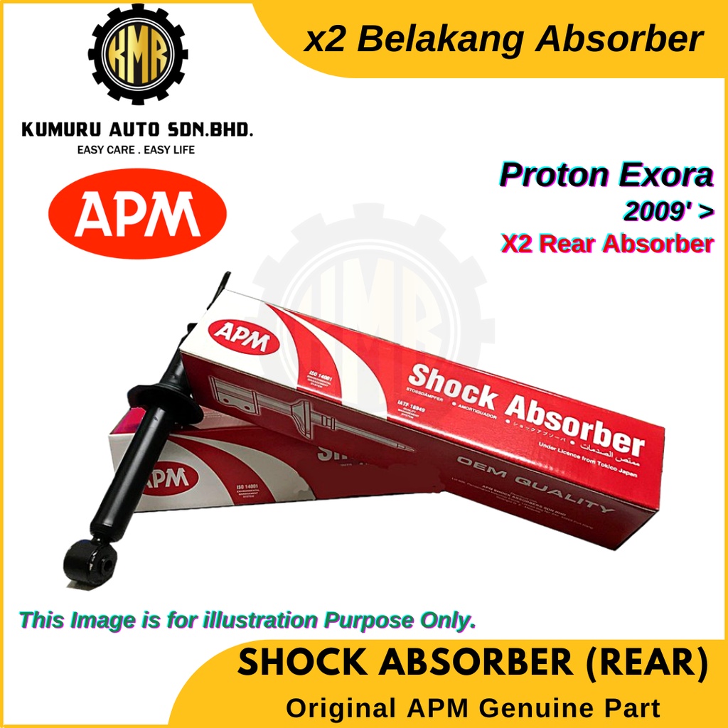 (2@pcs) APM Rear Absorber Proton Exora - E2175M | Shopee Malaysia
