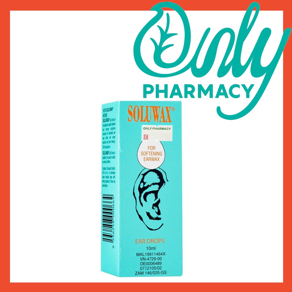 Soluwax Ear Drop 10ml for Softening Earwax | Shopee Malaysia