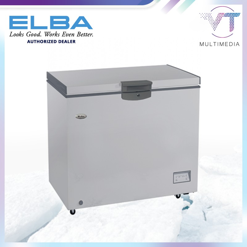 Elba Chest Freezer EF-F4132E(GR) 410 Litres | Shopee Malaysia