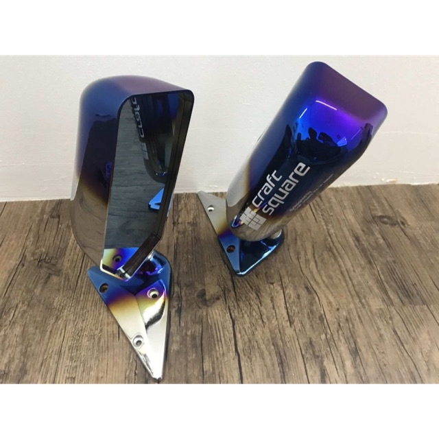 🔥Stock Ready🔥Craft Square Side Mirror Titanium | Shopee Malaysia